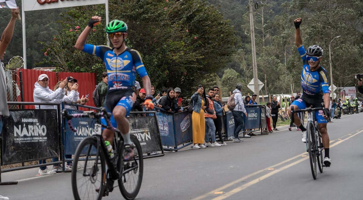 César Nicolas Paredes del equipo Insubike ganó la tercera etapa de la ...